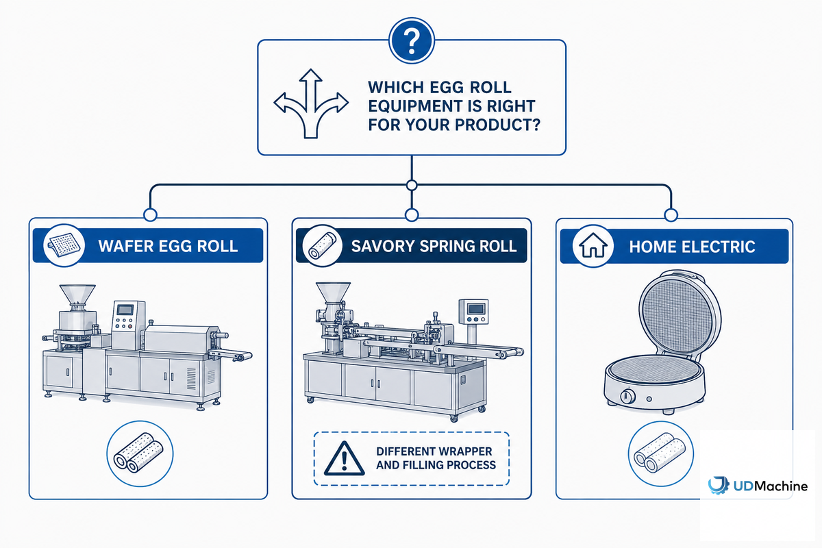 Manual vs Automatic Egg Roll Machine: Output & Payback - UDTECH