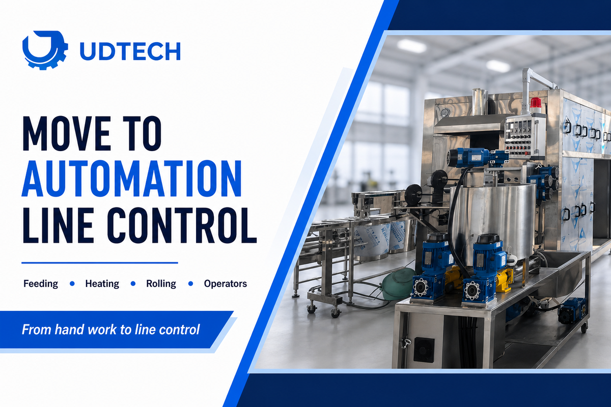 Manual vs Automatic Egg Roll Machine: Output & Payback - UDTECH